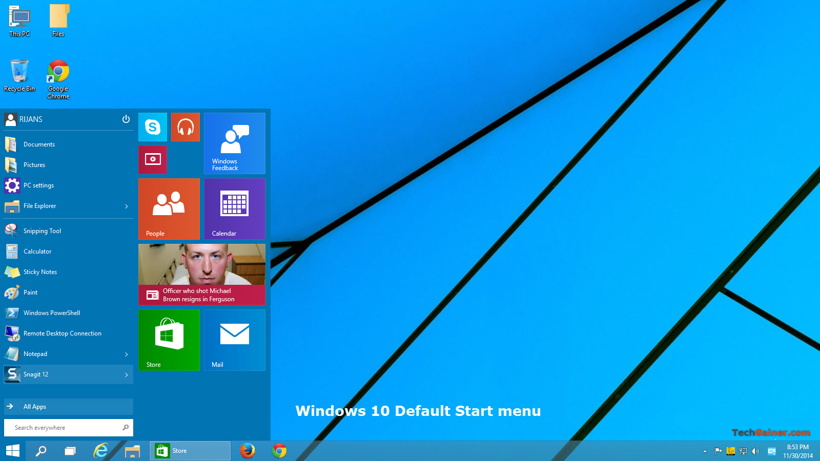 How to Switch to Full Screen Start Screen on Windows 10 | TechGainer