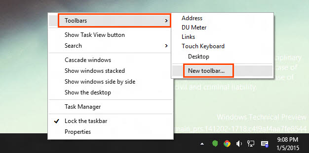 2 Ways to Directly Pin Individual Folders or Drives to Taskbar in ...